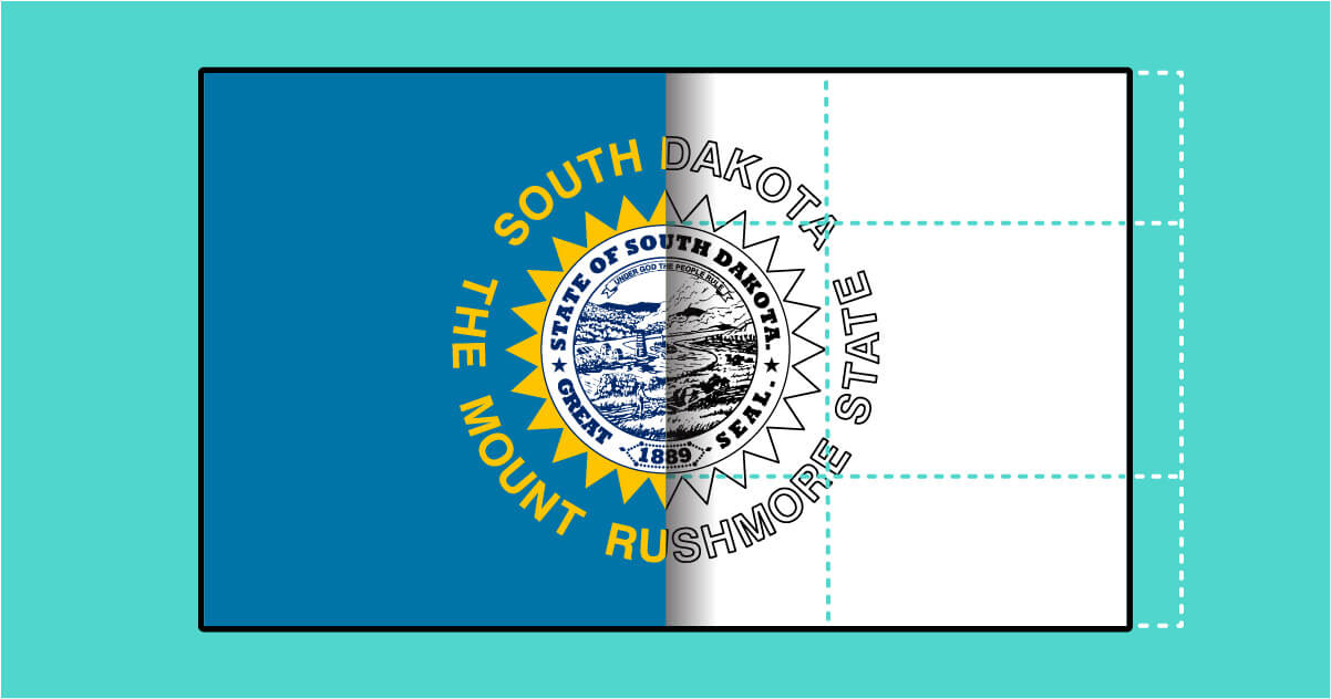South Dakota - US Flags [dot] Design